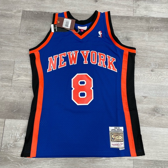 Mitchell & Ness | Shirts | Mitchell Ness Nba Ny Knicks 9899 Latrell ...